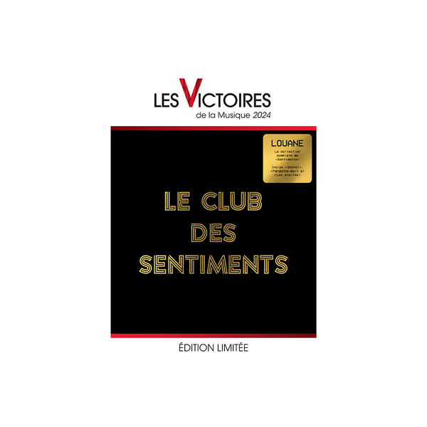 CD "Le Club des Sentiments" Victoires de la musique 2024 – Store Louane