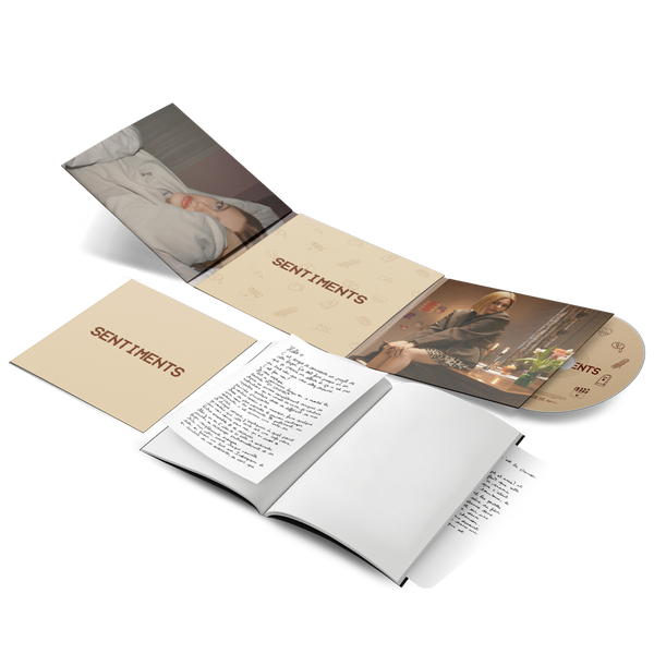 CD DÉDICACÉ "SENTIMENTS" + CARNET DE SENTIMENTS - Store Louane